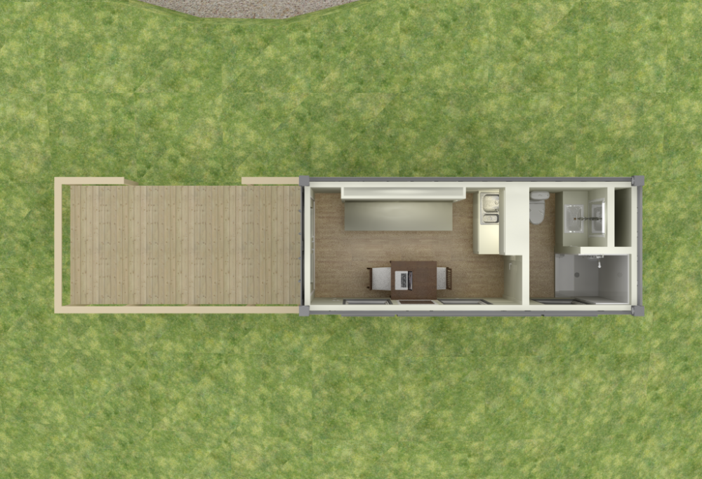 Shipping Container Based Remote Cabin Design Concept – TinyHouseDesign